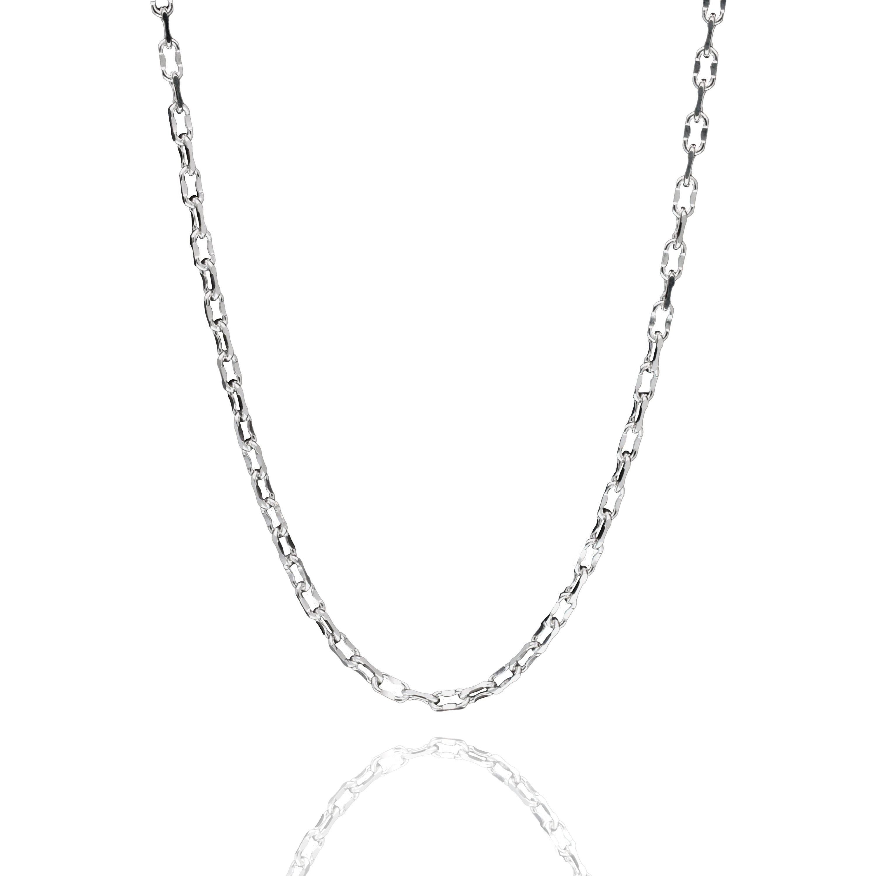 925 Sterling Silver Forzatina Dapped Diamond Cut 4 Sided 080 2.8mm ...