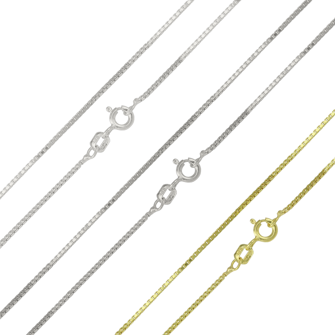 925 Sterling Silver Box Chain | Silver Palace Inc.