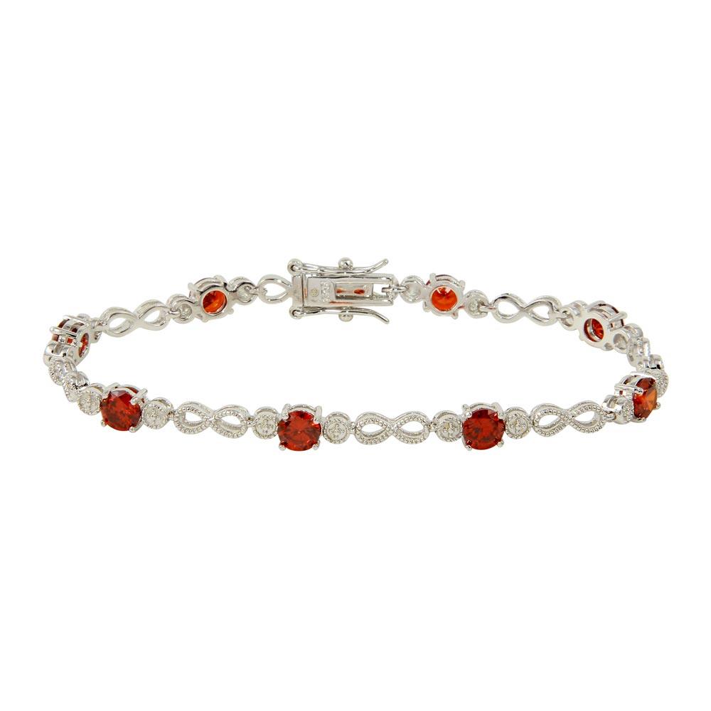Silver Colored Stone Bracelets