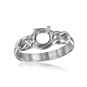 Sterling Silver Ring Mountings & Semi Mount Ring Setting Wholesale ...