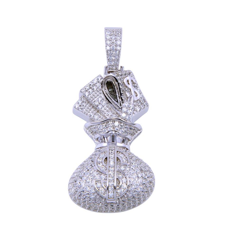 Hip Hop Pendants - Sterling Silver Hip Hop Pendants - Iced Out Hip Hop ...